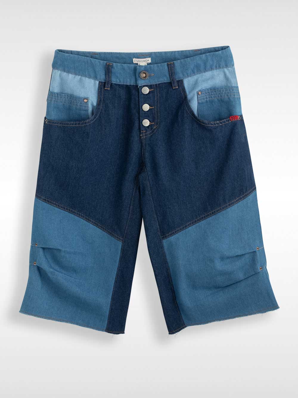 COOL DENIM BERMUDA | ג׳ינס משולב - StudioNoa