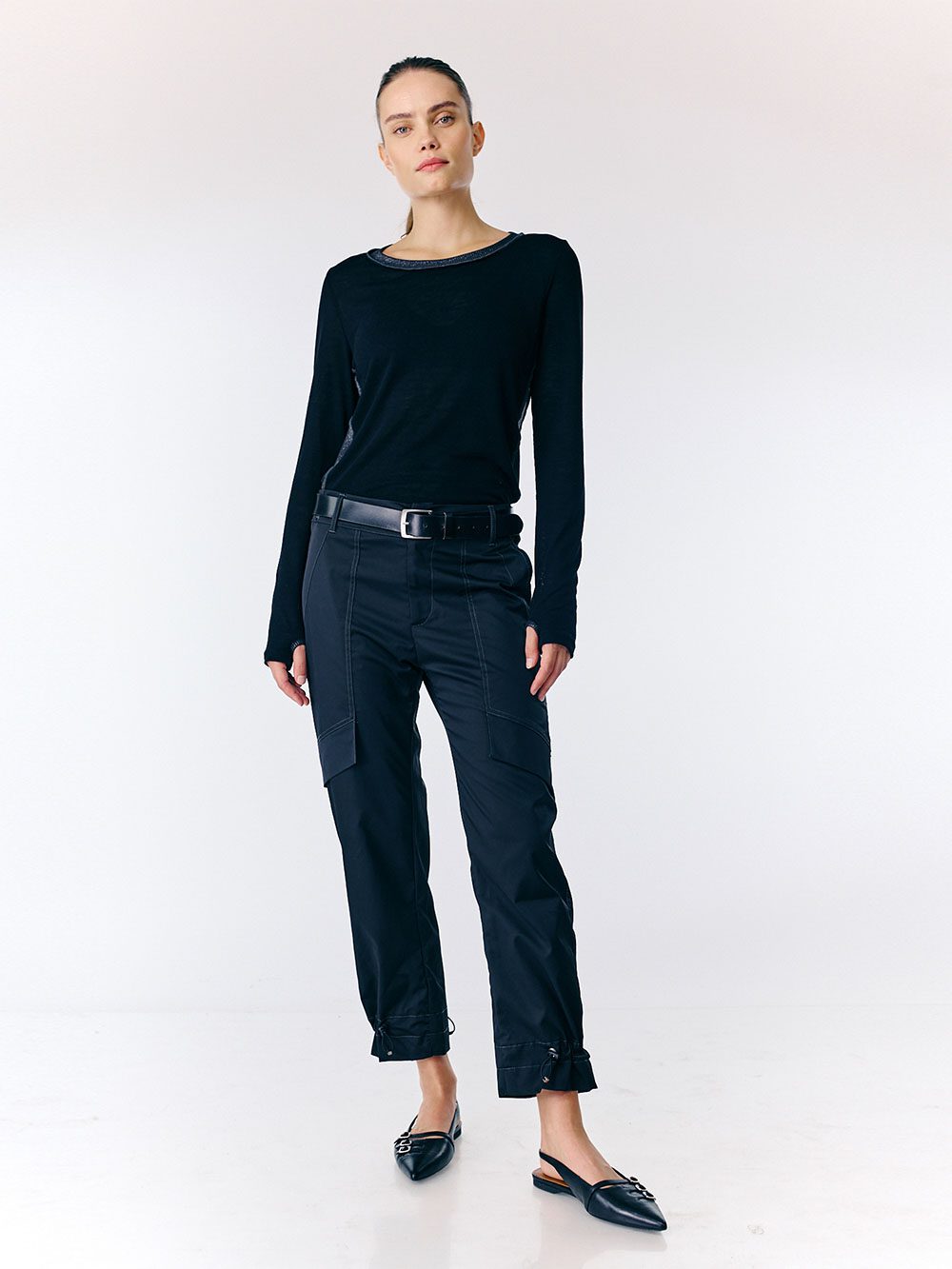 WOW PANTS | שחור - StudioNoa